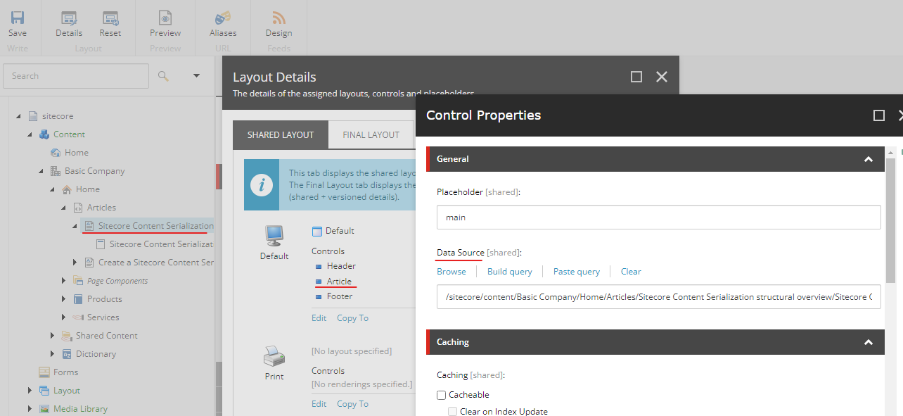 Create A Aspnet Simple Rendering Using Data Source In Helix Examples Solution Sandeep Pote
